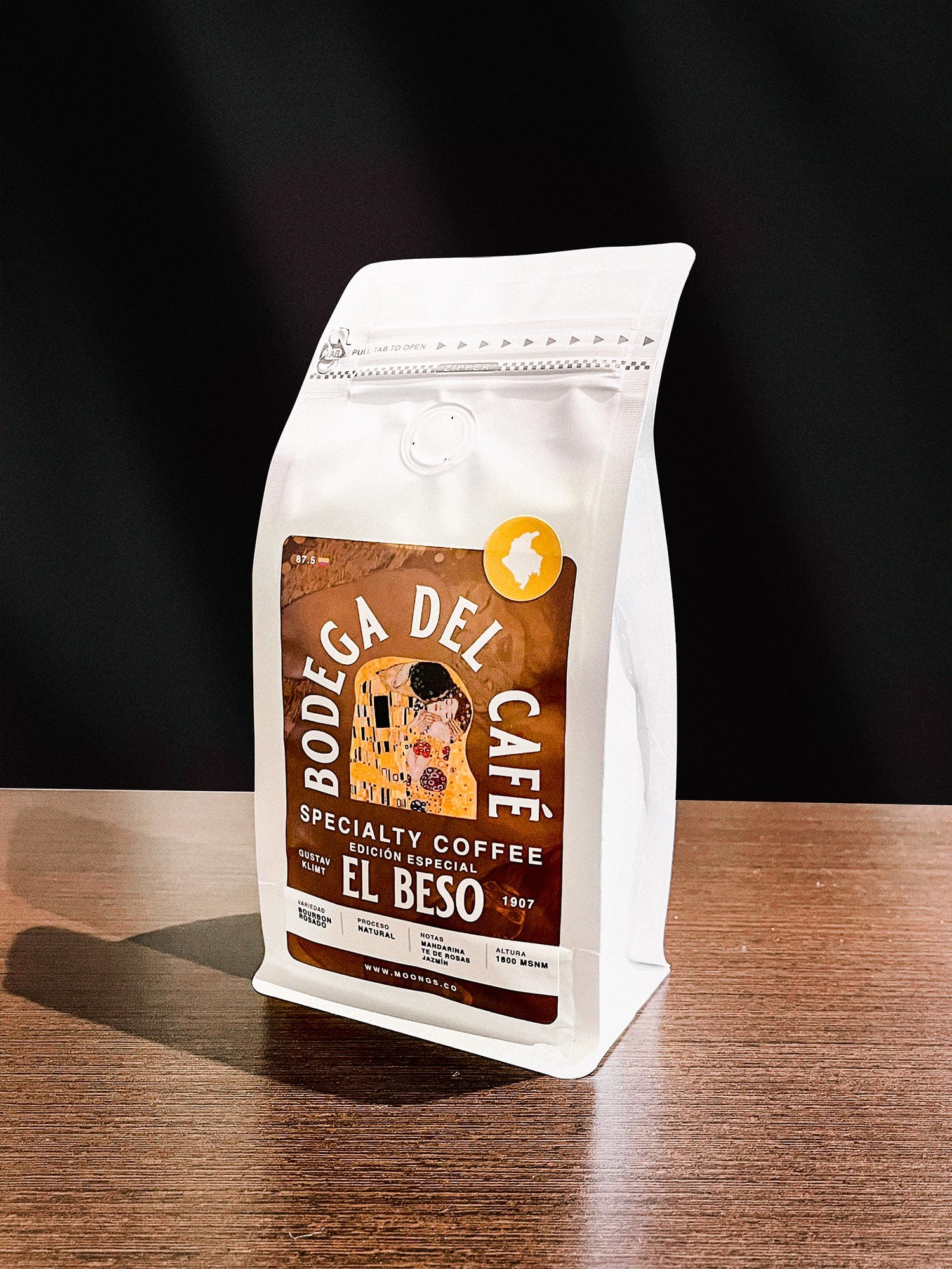Café El Beso - BOURBON ROSADO 250 gr - Luxury Coffee – Moongs